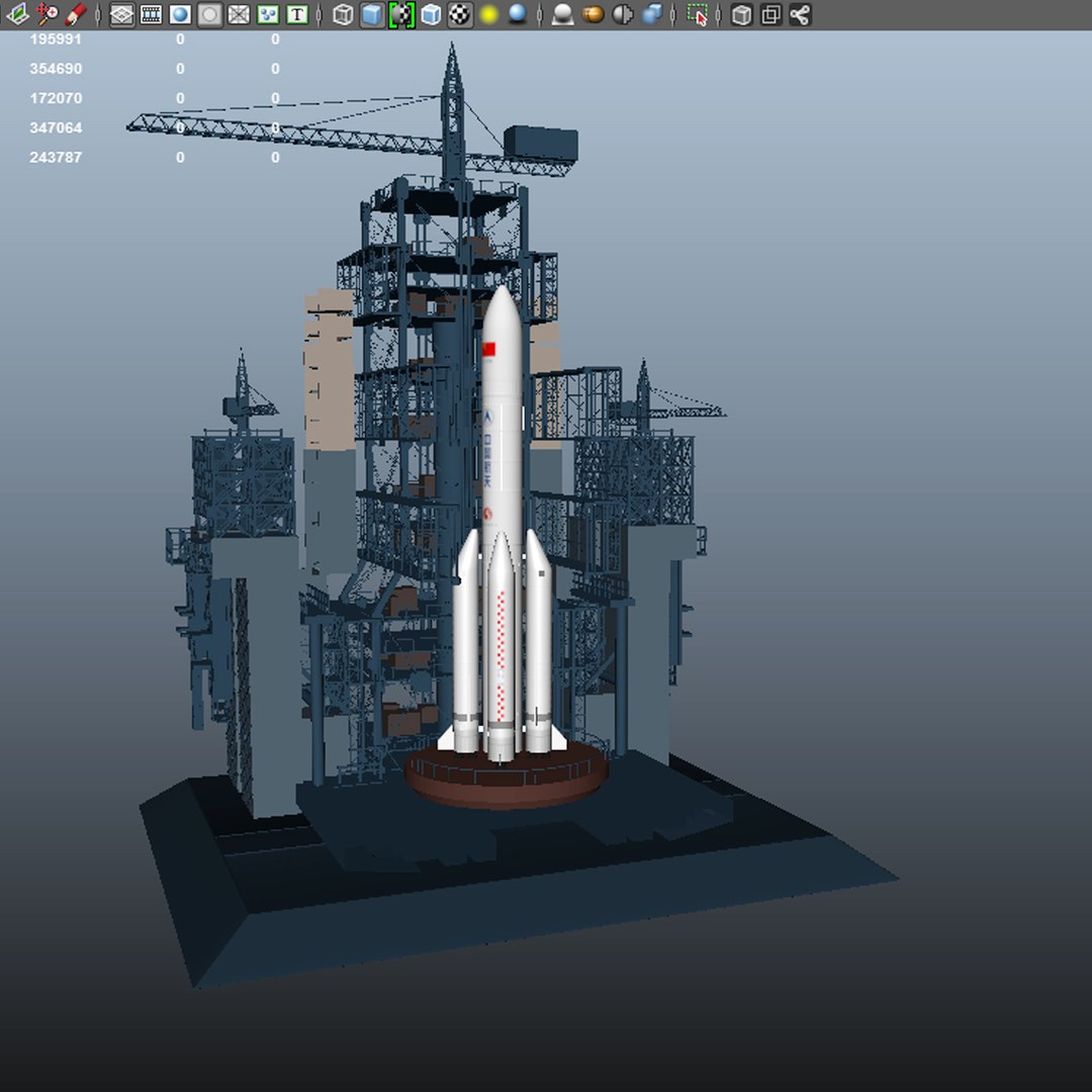 3D rocket tower - TurboSquid 1395719
