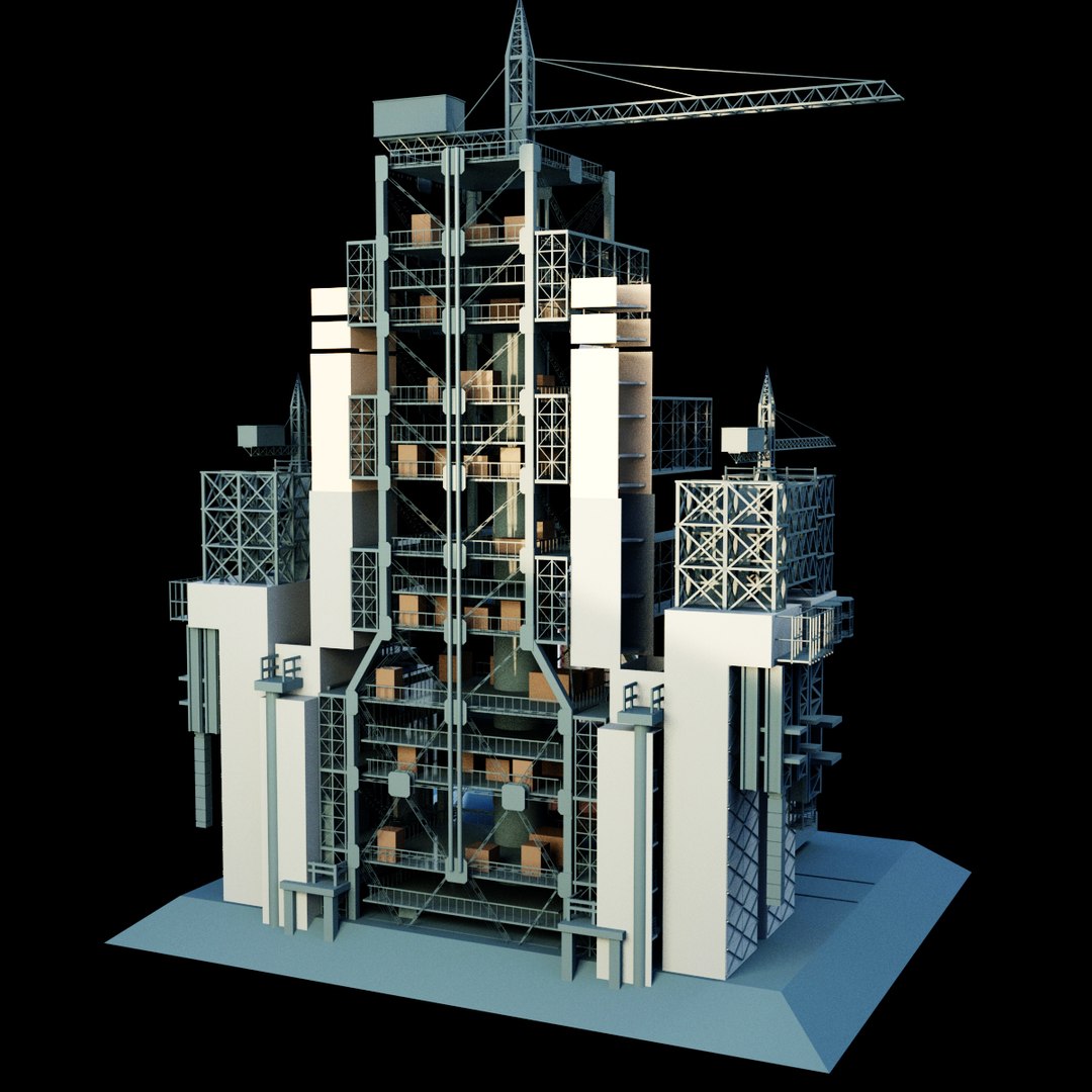 3D rocket tower - TurboSquid 1395719