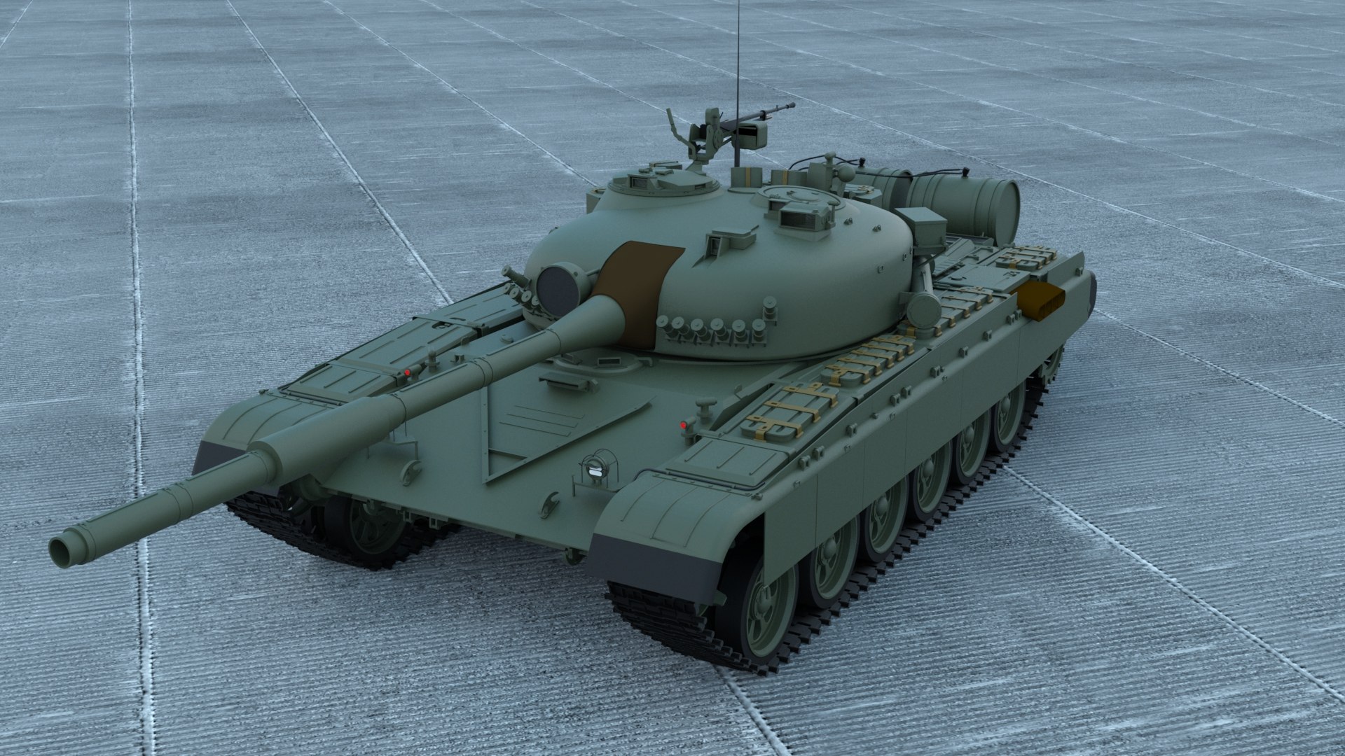 T 72 Ural 3ds Max 2022 Model - TurboSquid 2260765