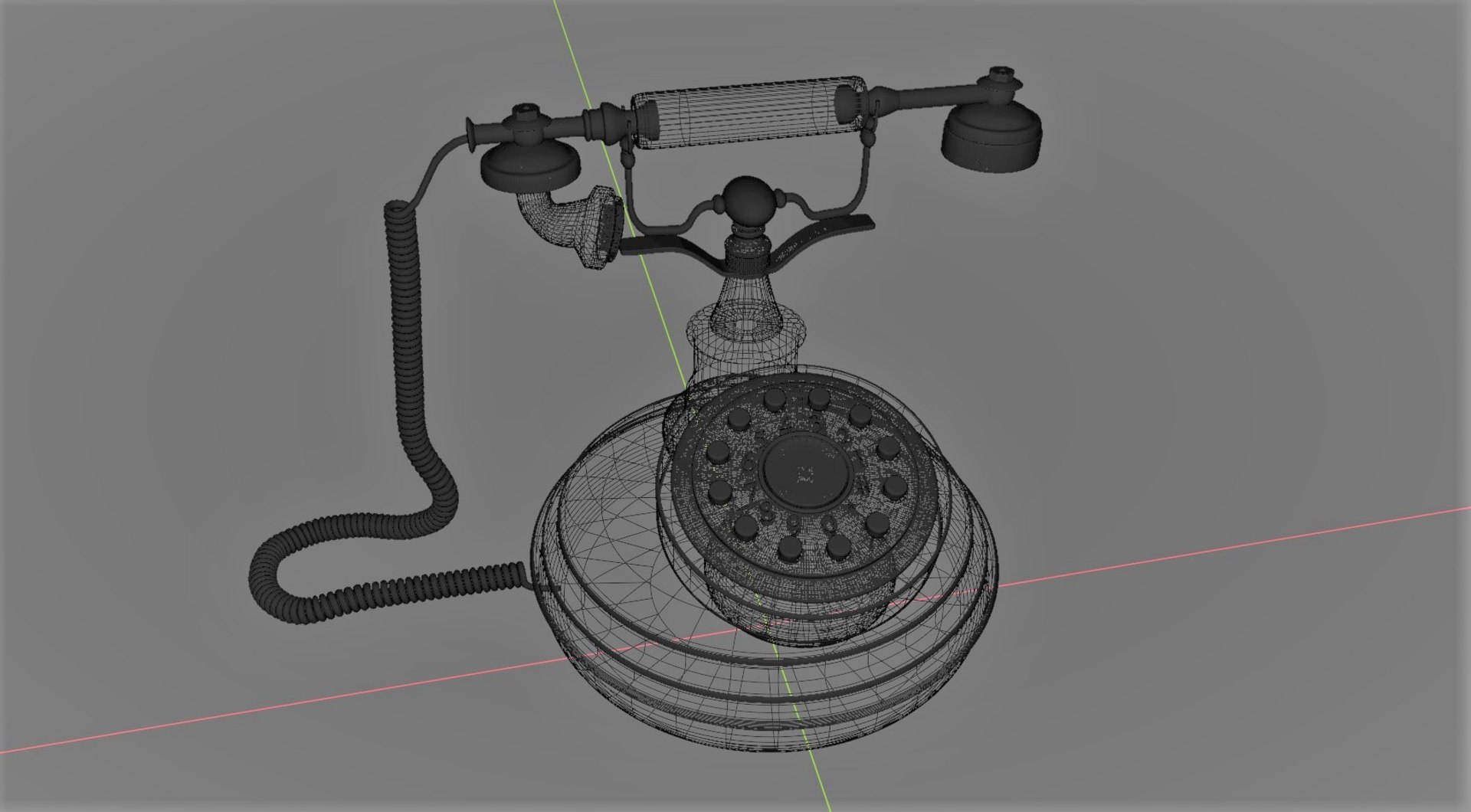 Retro Phone 3D model 3D model - TurboSquid 1728750