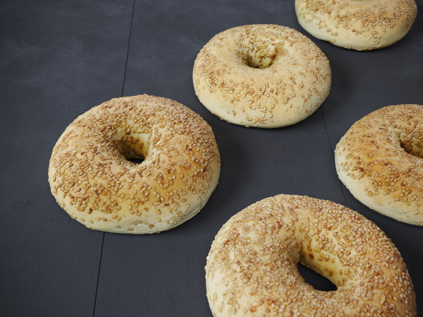 3D Bagel Sesame - TurboSquid 2097907