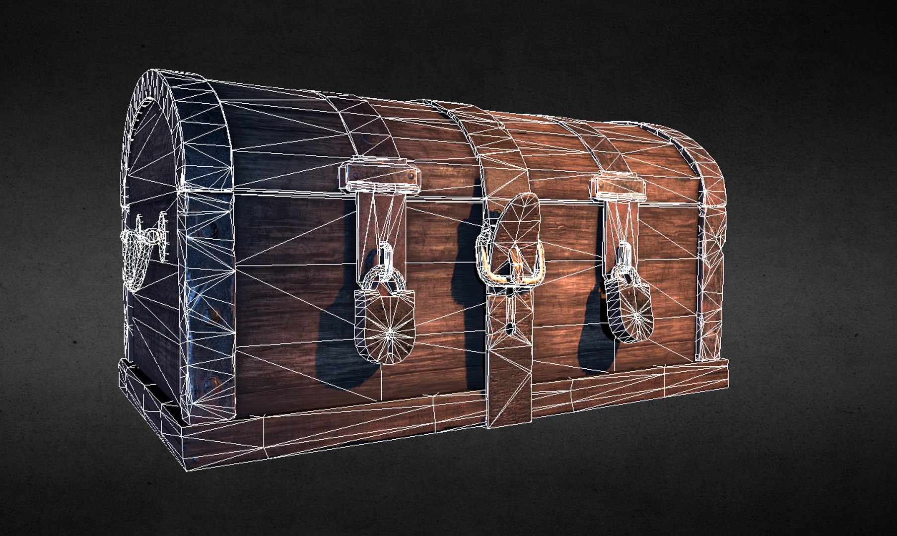 3D Medieval Treasure Chest Model - TurboSquid 1433003