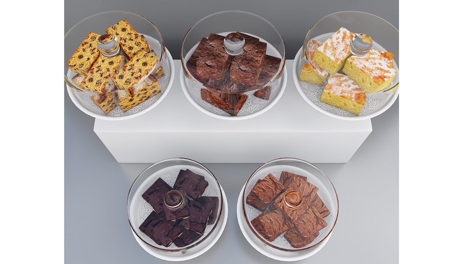 3D Cake Bars - TurboSquid 1913462