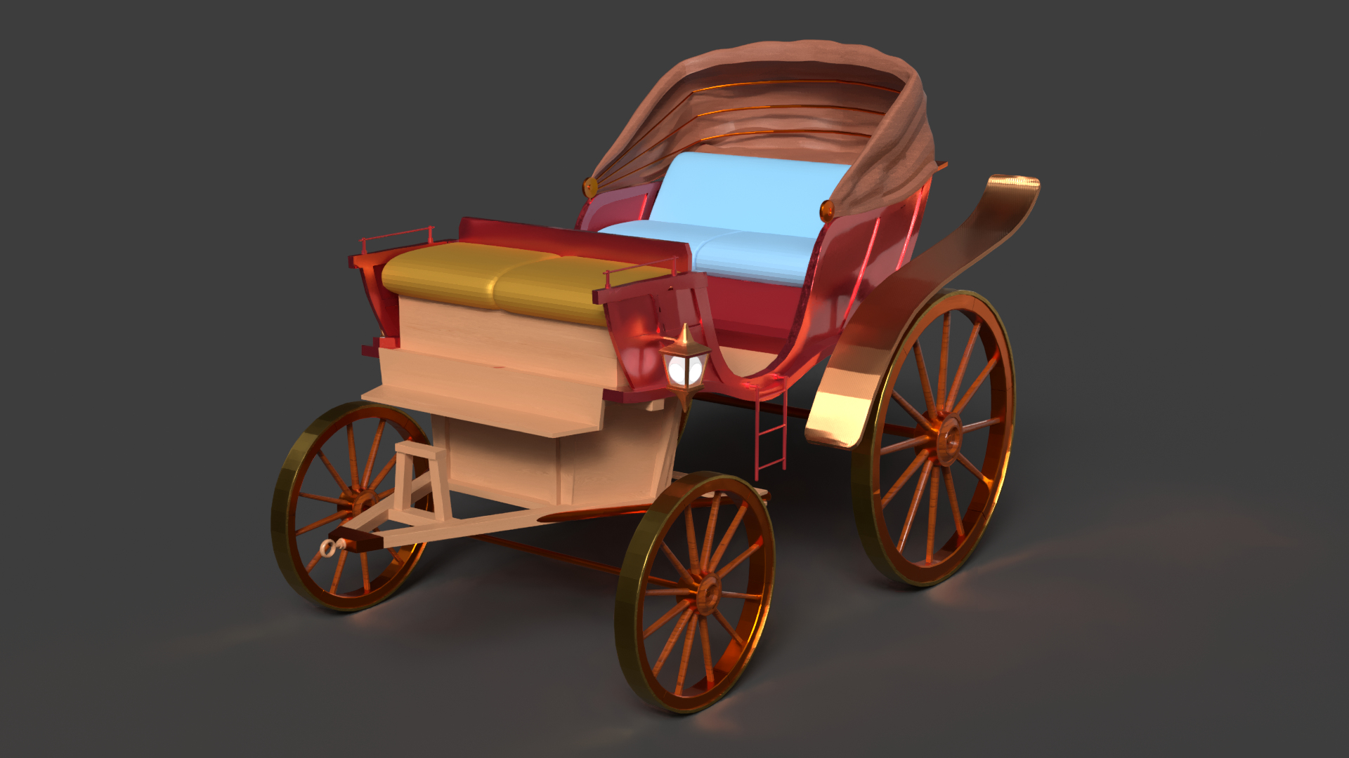 3D Chinese Vintage Buggy - TurboSquid 2398930