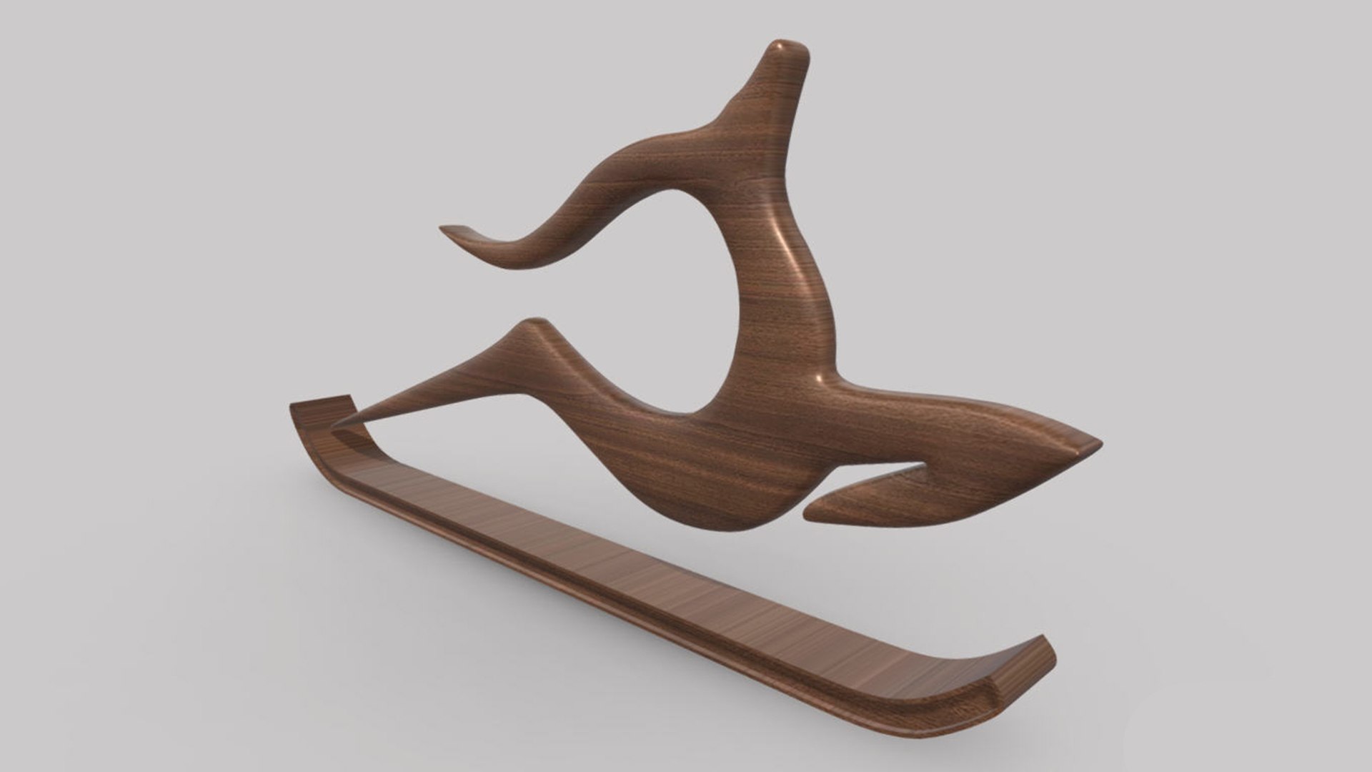 3D Deer Wood Carving Model - TurboSquid 2242577
