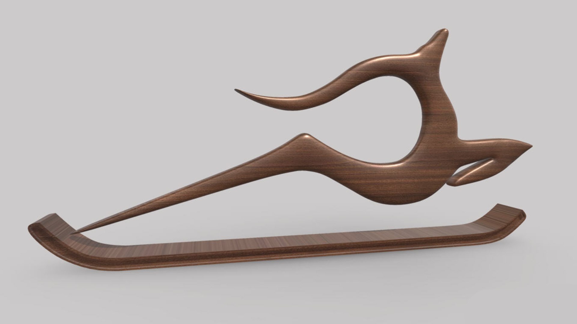 3D Deer Wood Carving Model - TurboSquid 2242577