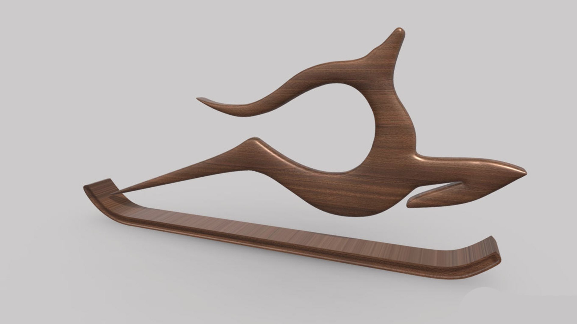 3D Deer Wood Carving Model - TurboSquid 2242577