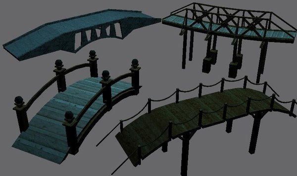 3d bridge pack model