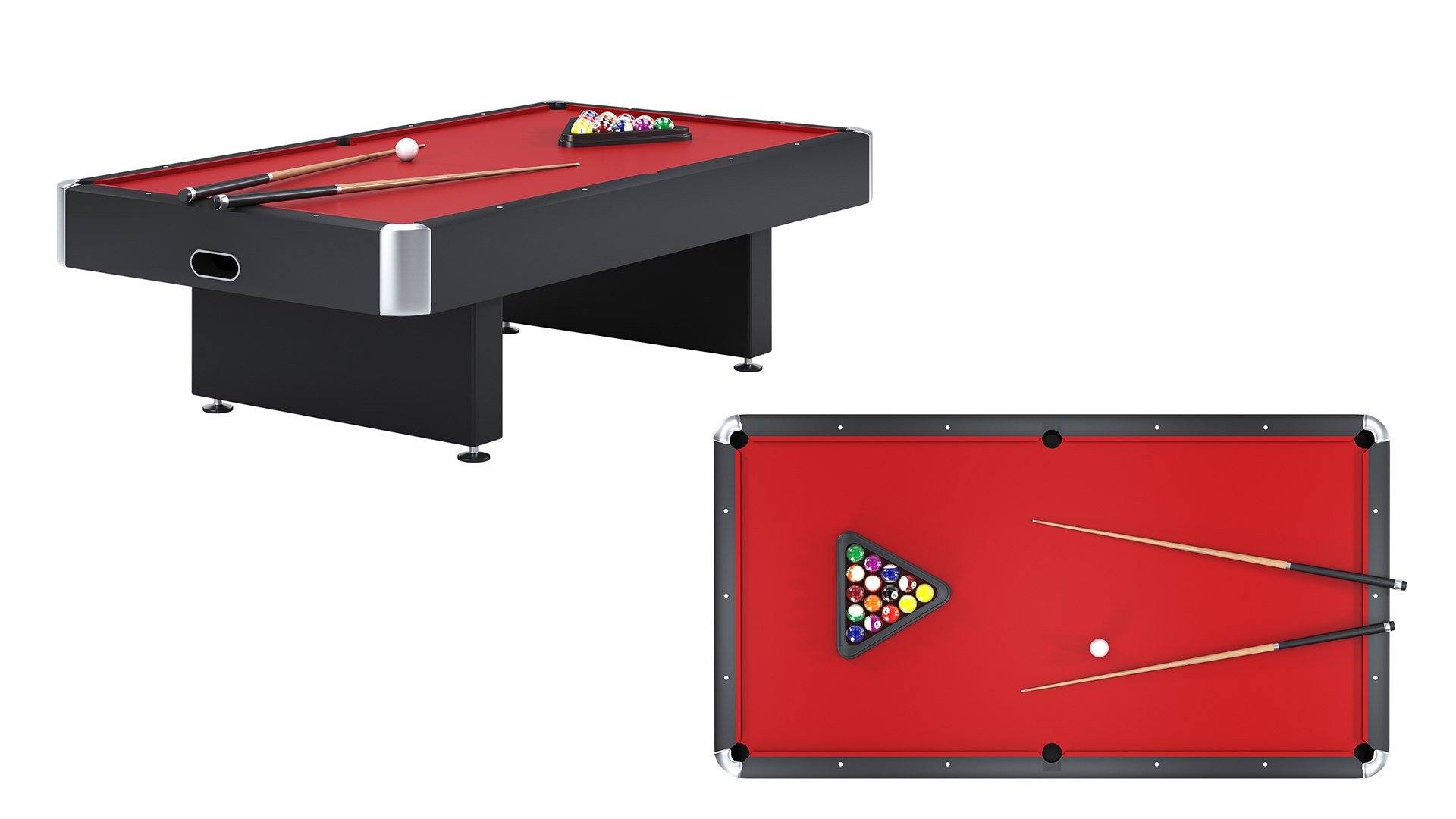 Pool Table 01 3D Model - TurboSquid 1860427