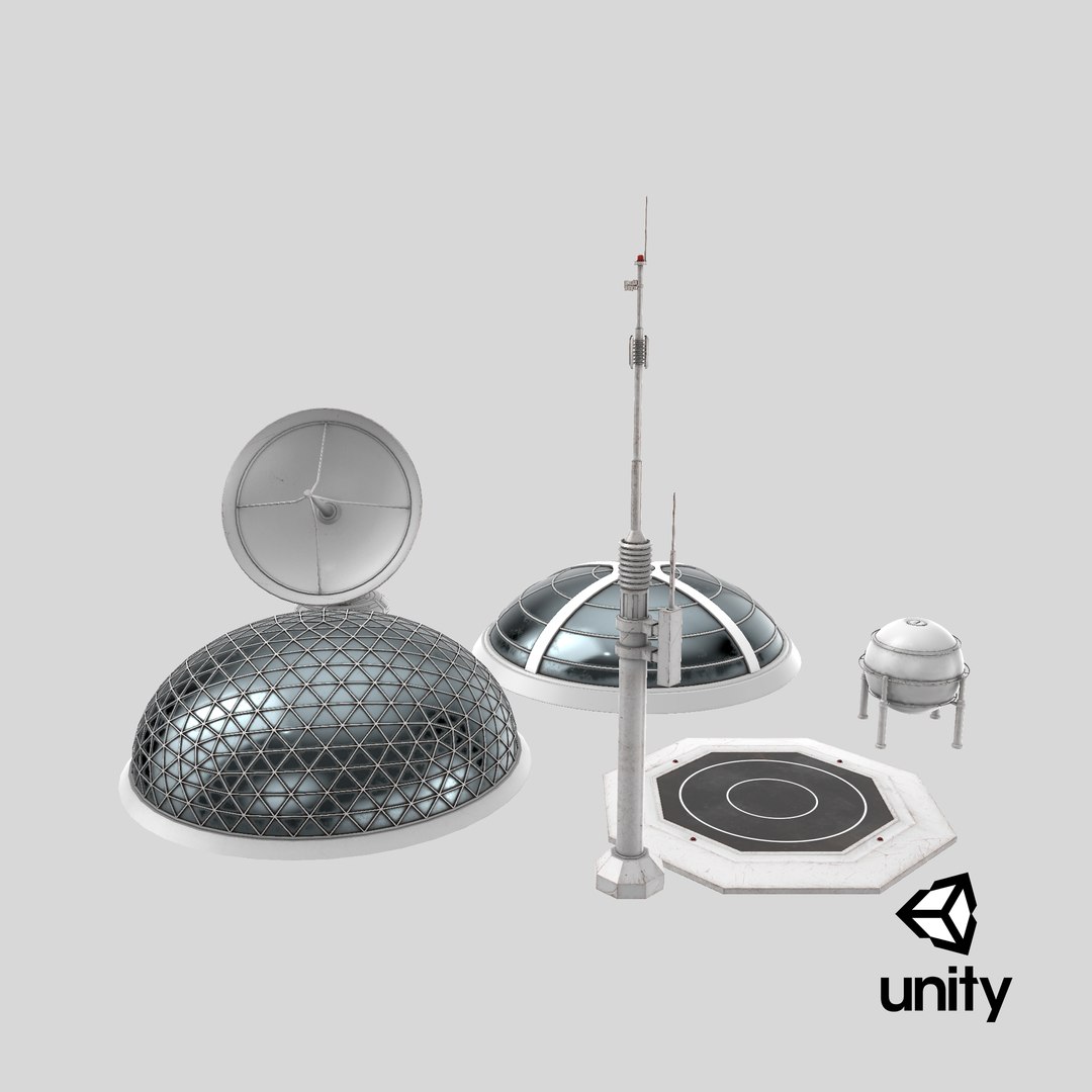 3D Space Colonization PBR - TurboSquid 2255493