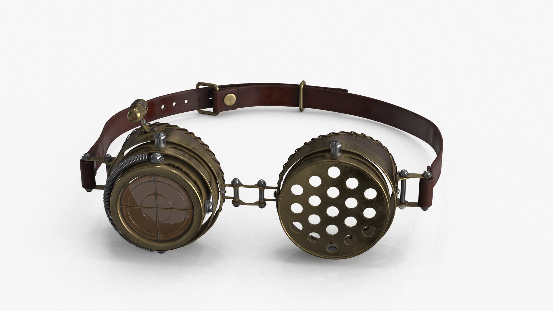 Steampunk Goggles 3D Model - TurboSquid 1288335