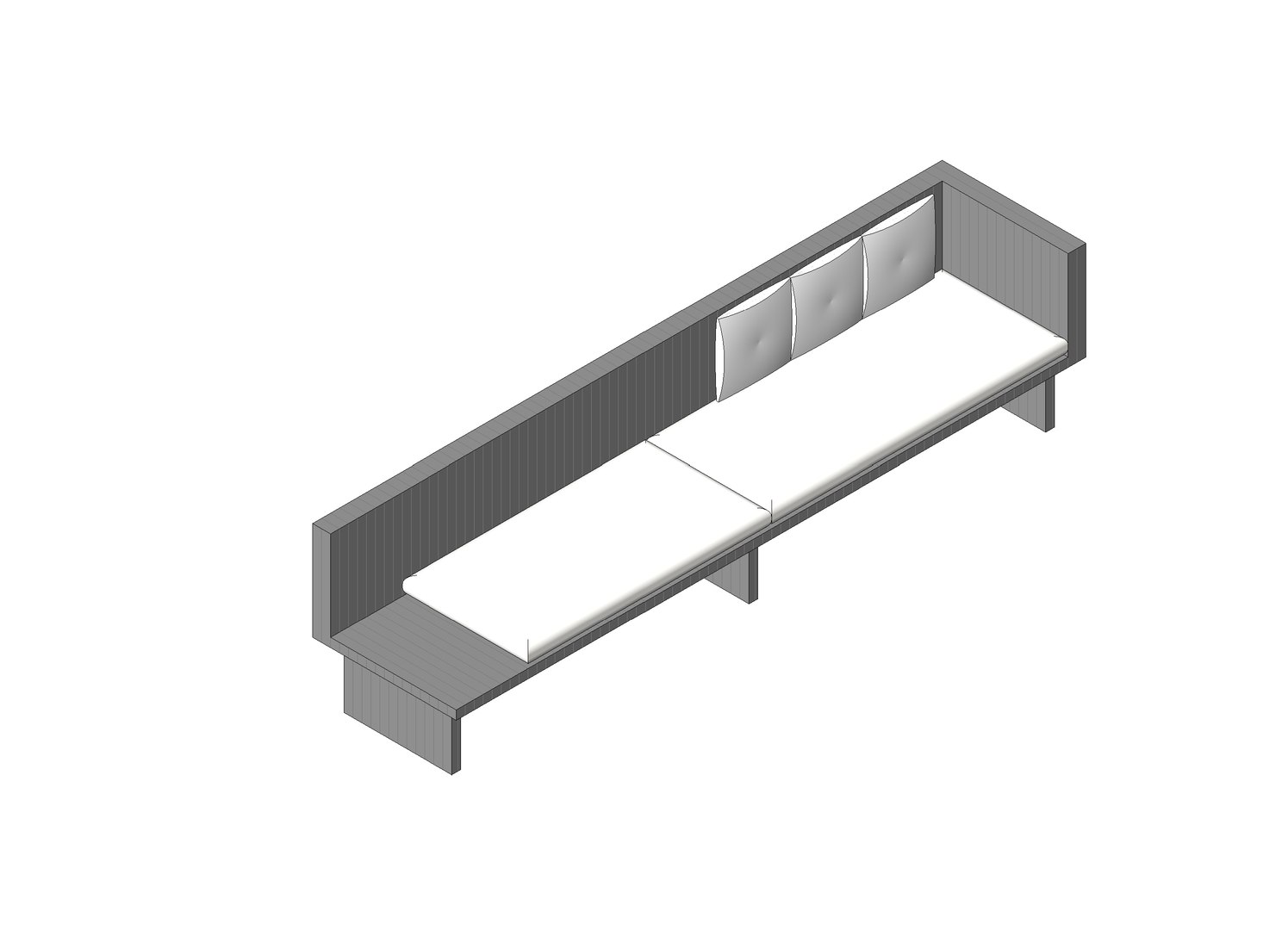 Timber Day Bed 3D Model - TurboSquid 1301729