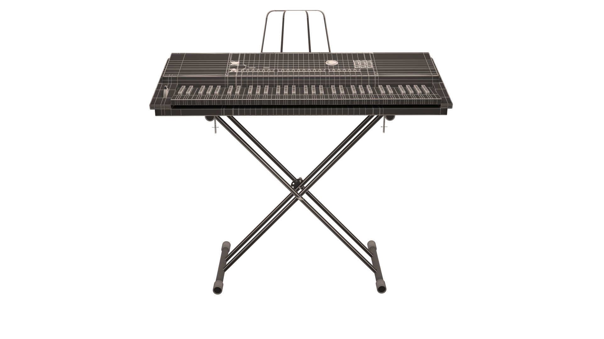3D Roland Keyboard And Stand - TurboSquid 1853925