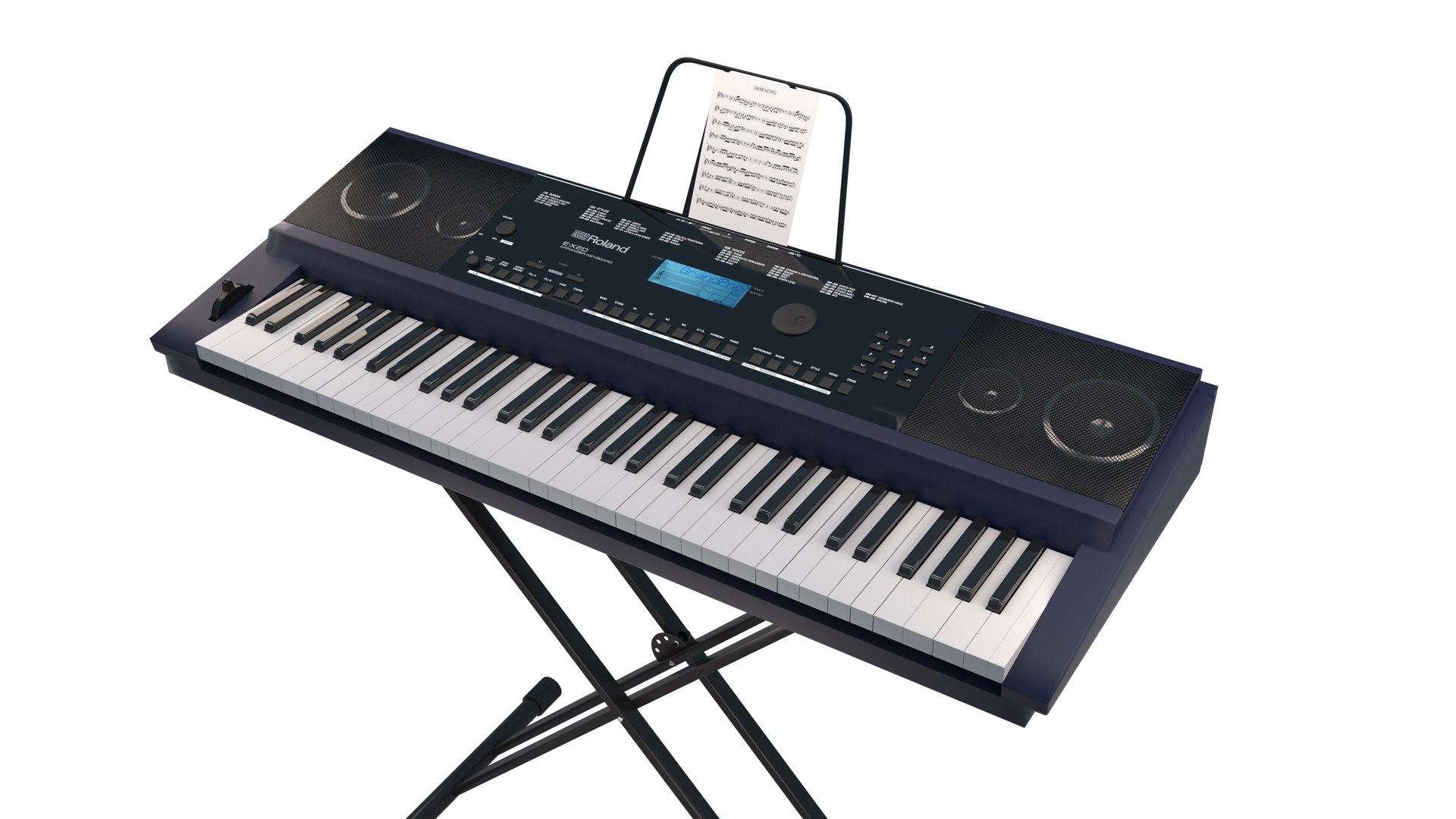 3D Roland Keyboard And Stand - TurboSquid 1853925