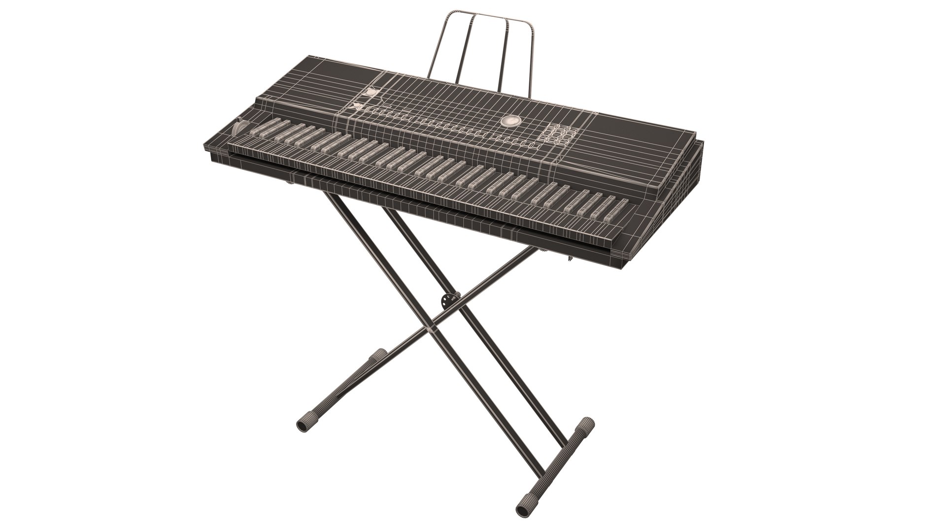 3D Roland Keyboard And Stand - TurboSquid 1853925