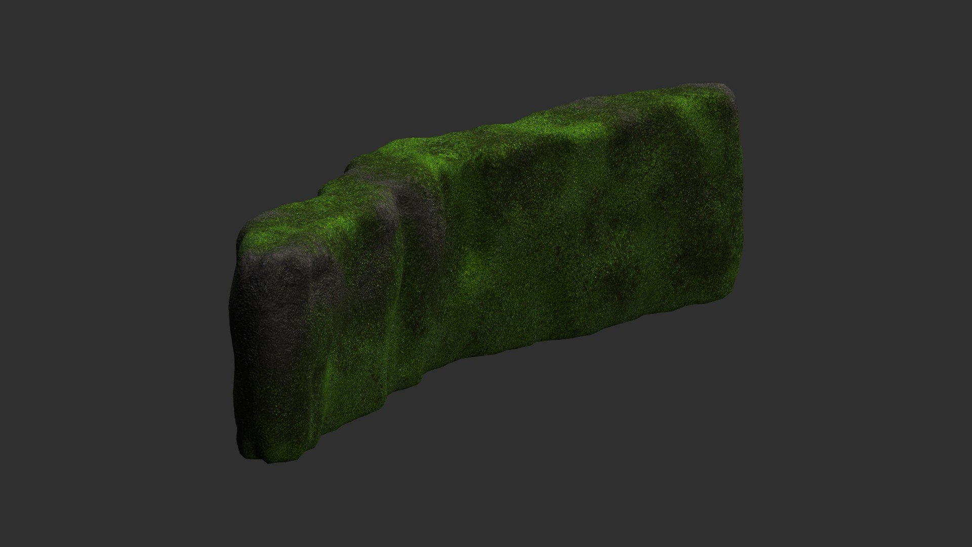 Cave Wall 3 - Moss 2 3D - TurboSquid 2080930