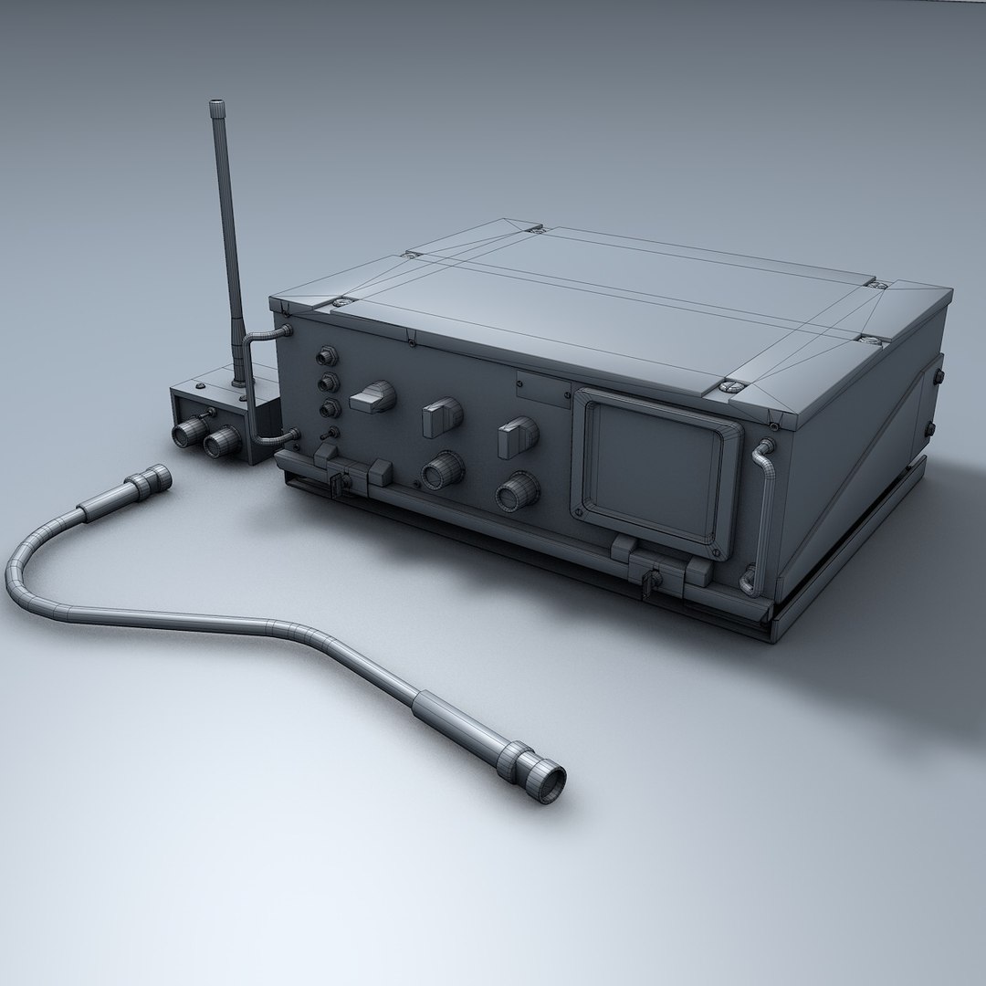 Military Radio Transceiver 3D Model - TurboSquid 1255996