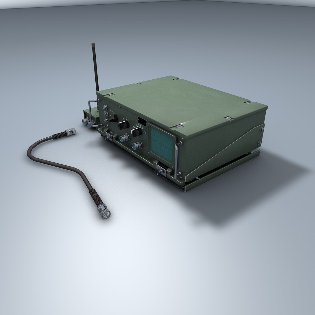 Military Radio Transceiver 3D Model - TurboSquid 1255996