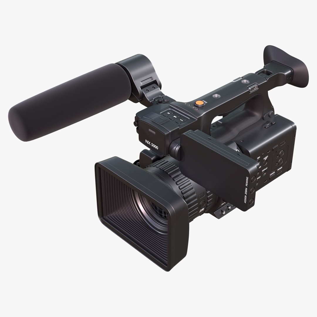 3D Professional Video Camera 4K A - TurboSquid 2431392