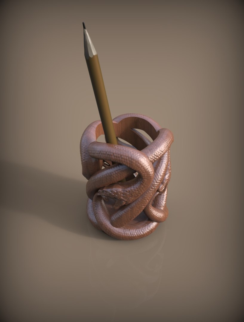 Cup Snake 3d Obj