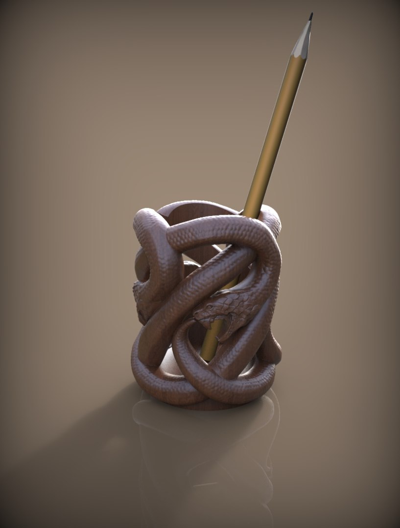 Cup Snake 3d Obj