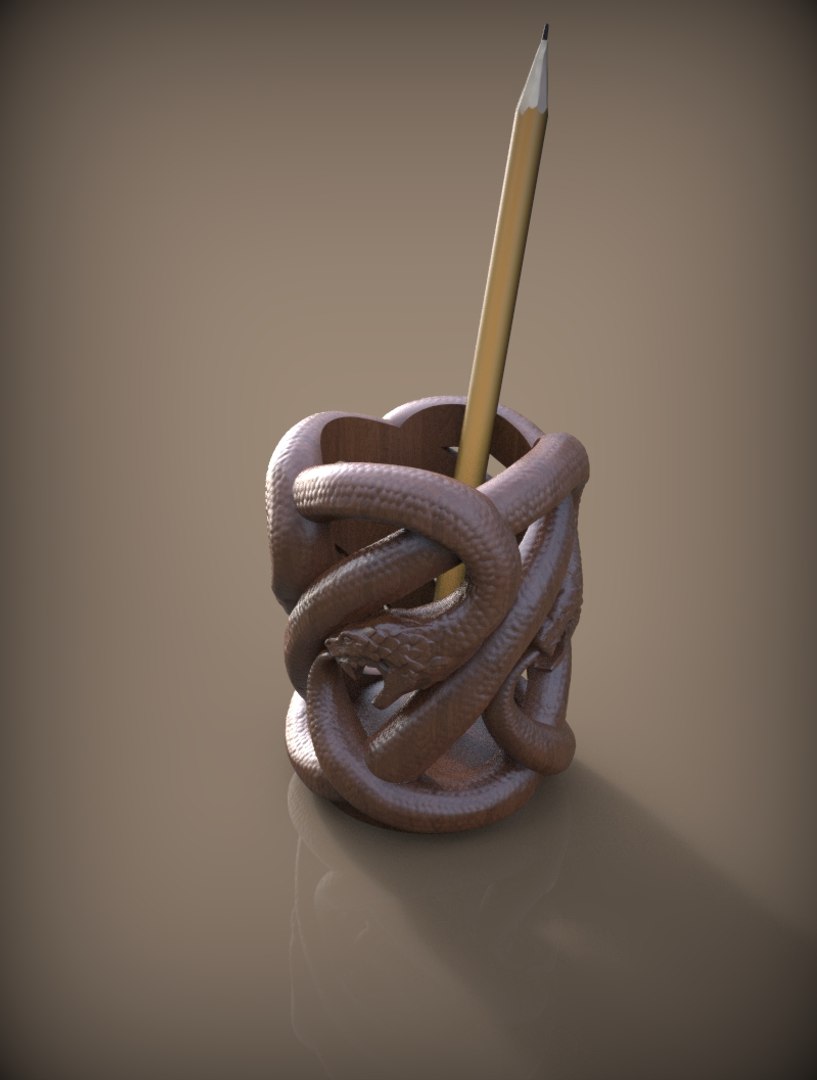 Cup Snake 3d Obj