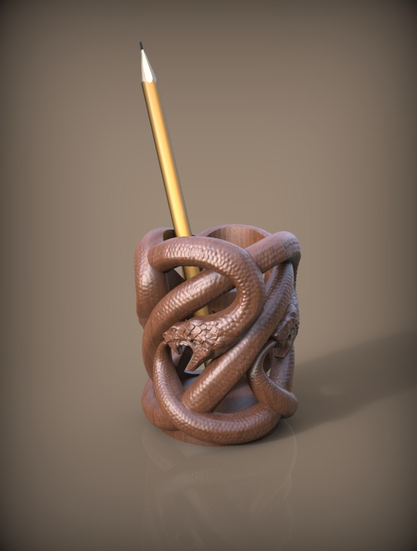 Cup Snake 3d Obj