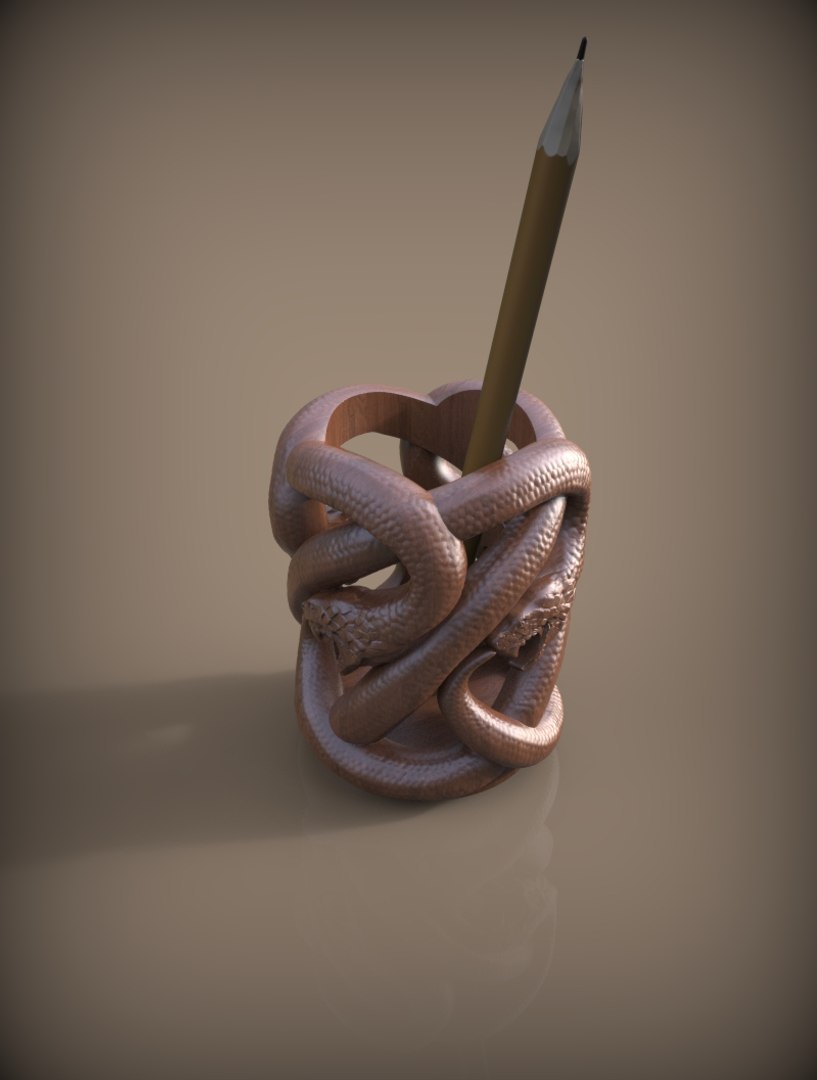 Cup Snake 3d Obj