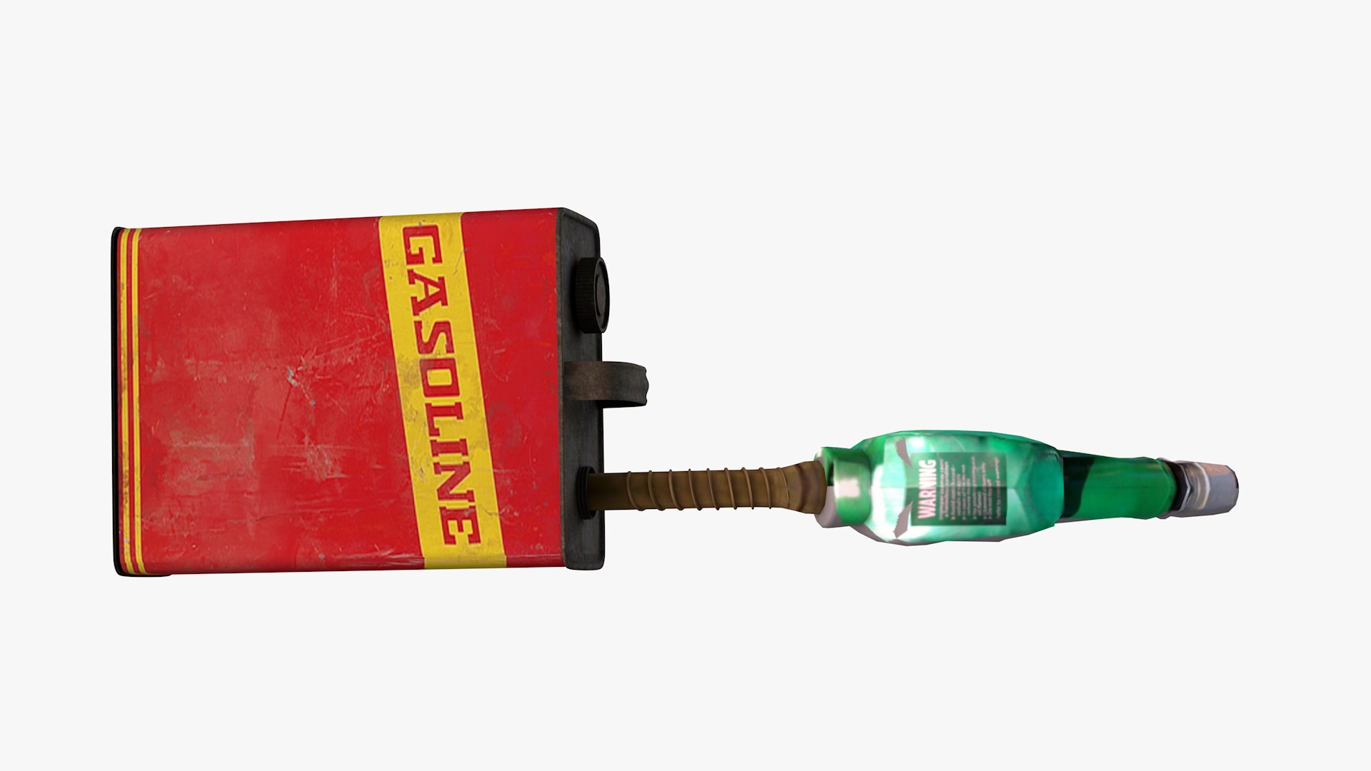Fuel Can And Gas Nozzle 3D - TurboSquid 2116435