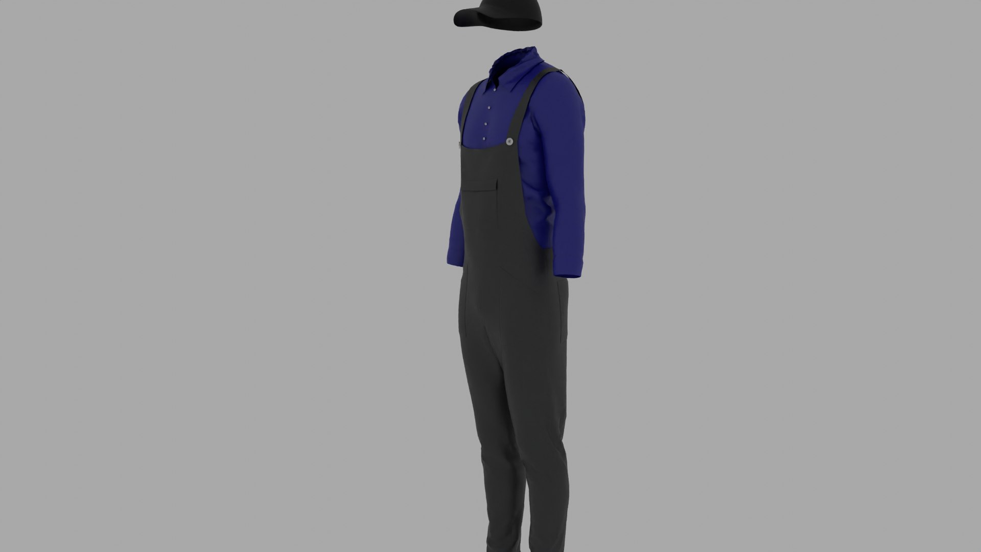 Plumber Costume 3D Model - TurboSquid 1973391