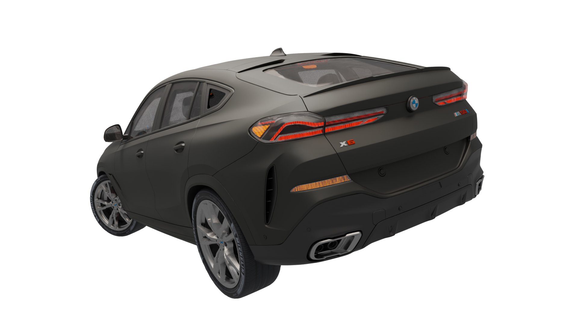 3D Bmw X6 4WD With Interier Model - TurboSquid 2396014