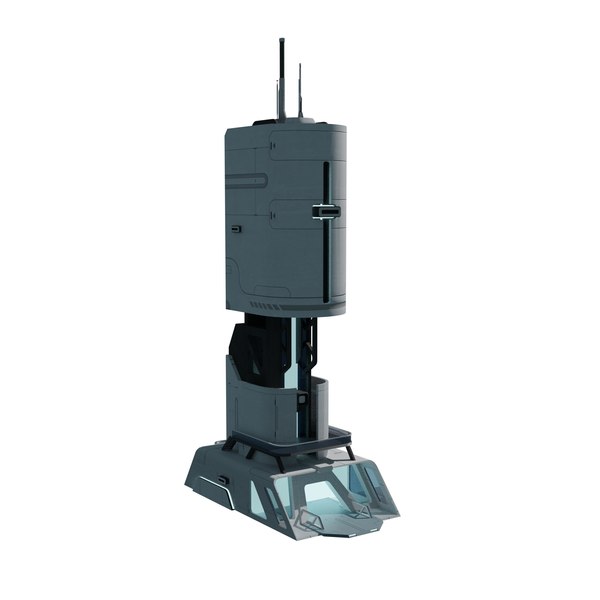 3D Sci-fi Congress house model - TurboSquid 1809090