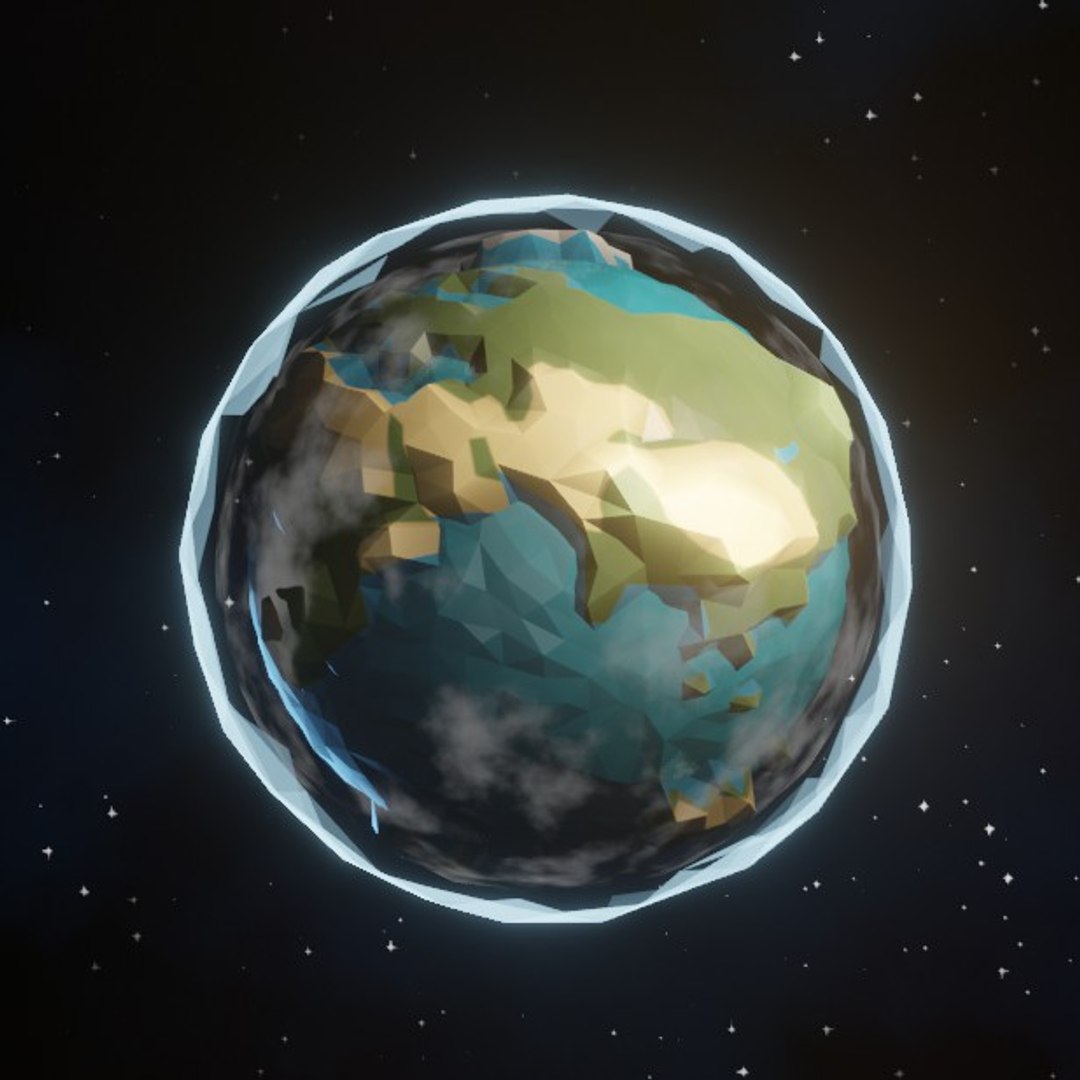 3D Earth Globe Stylized - TurboSquid 1441446