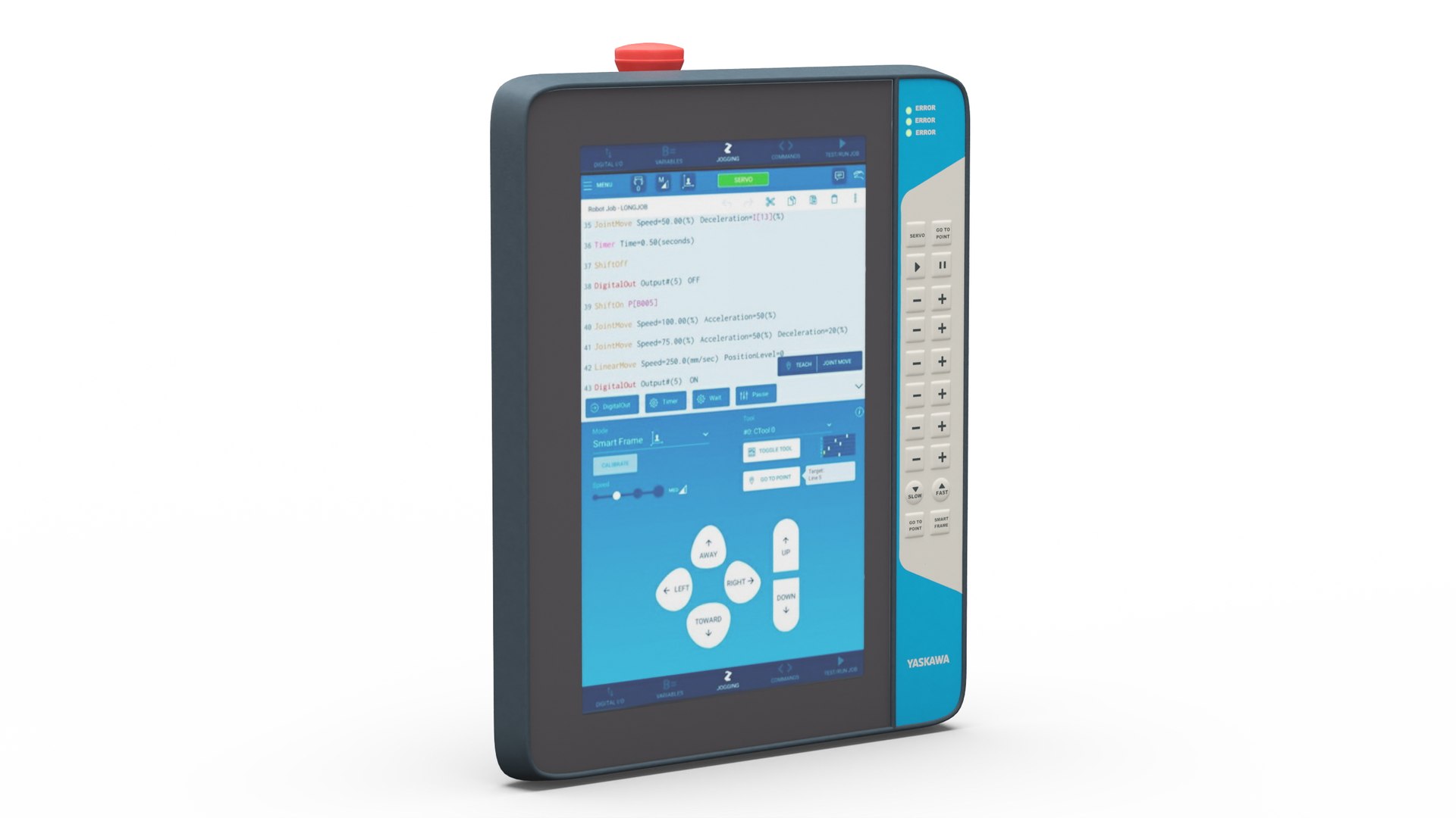 Smart Pendant For Controller Programming Yaskawa Model - TurboSquid 1962445