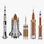 Nasa Space Rockets 3D Model - TurboSquid 1471157