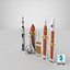Nasa Space Rockets 3D Model - TurboSquid 1471157