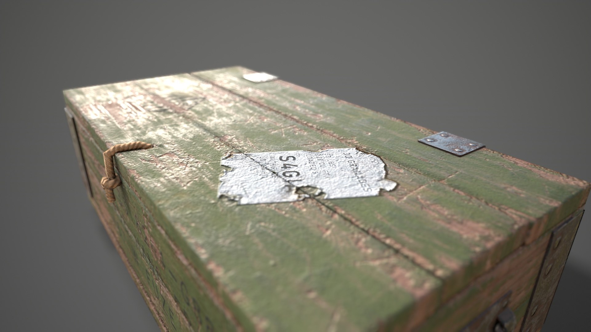 3D Sci-fi post apocalyptic crate of grenades - TurboSquid 2174181