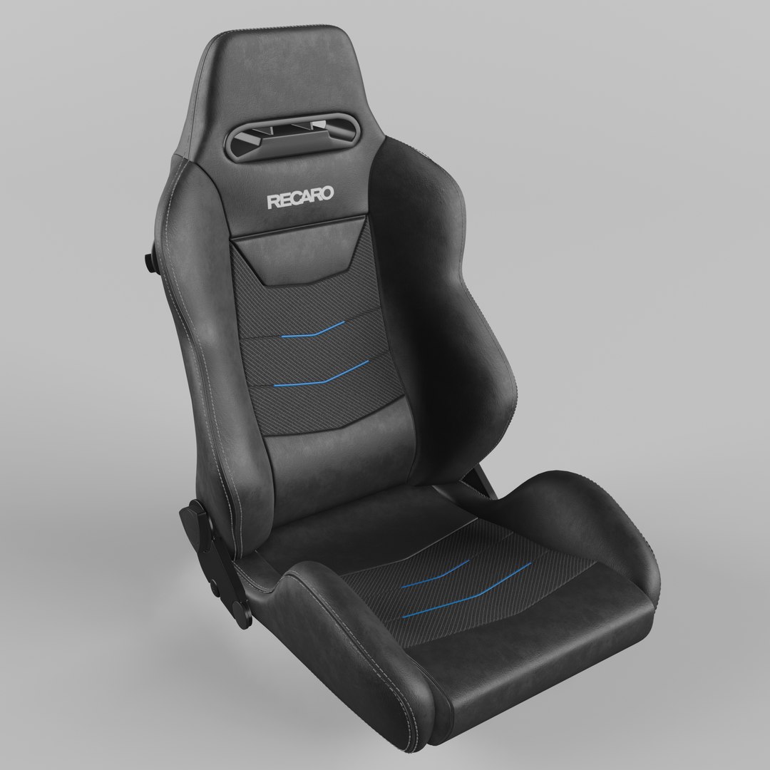 3D RECARO Speed V Blue Seat - TurboSquid 1772812