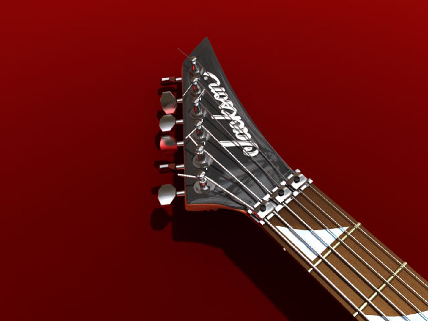 Jackson Warrior Xt Guitar 3d Max