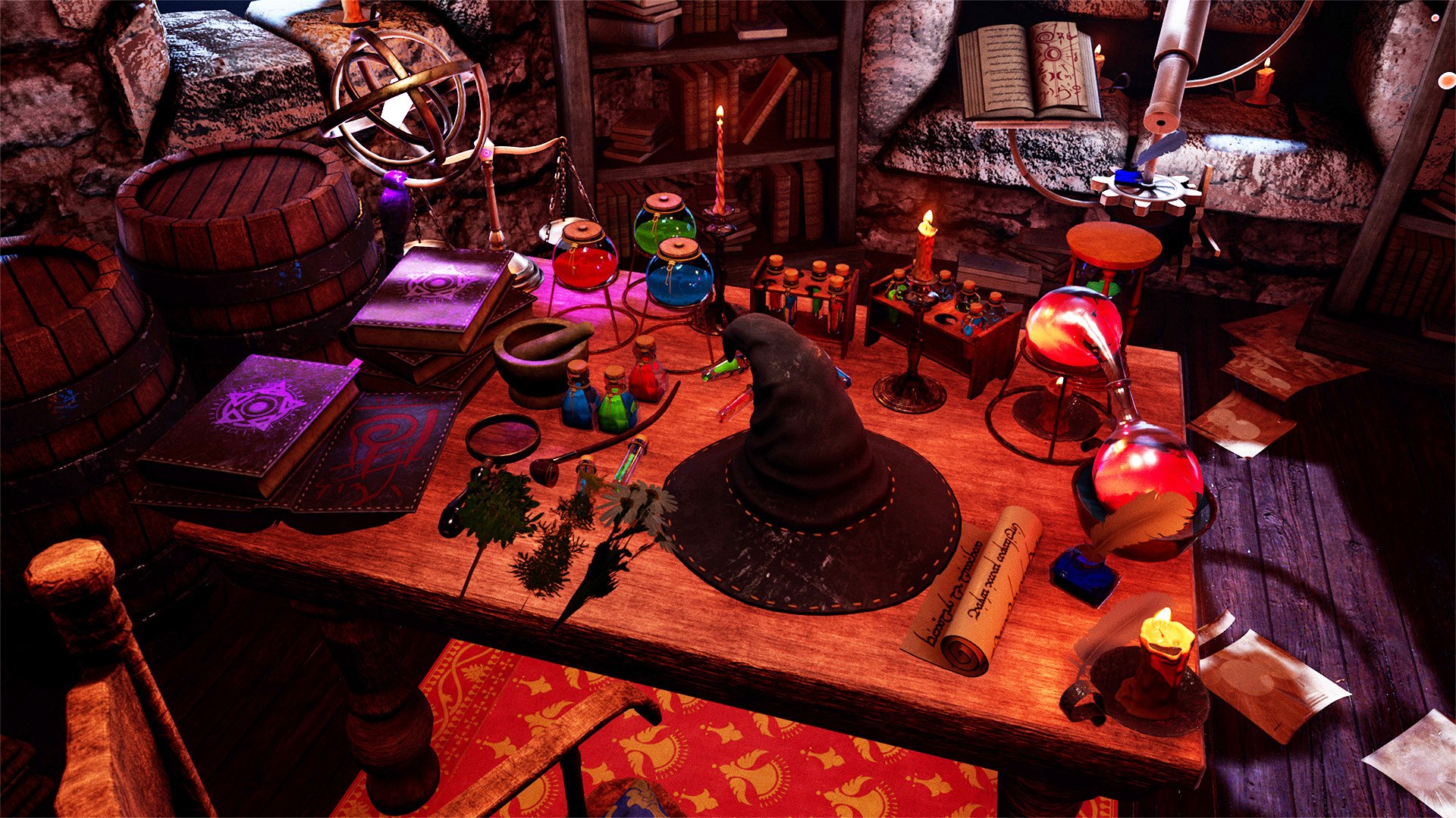3D Wizard Room 89 Assets Model - TurboSquid 1984275