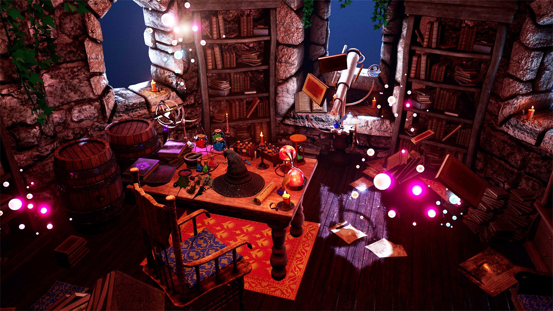 3D Wizard Room 89 Assets Model - TurboSquid 1984275