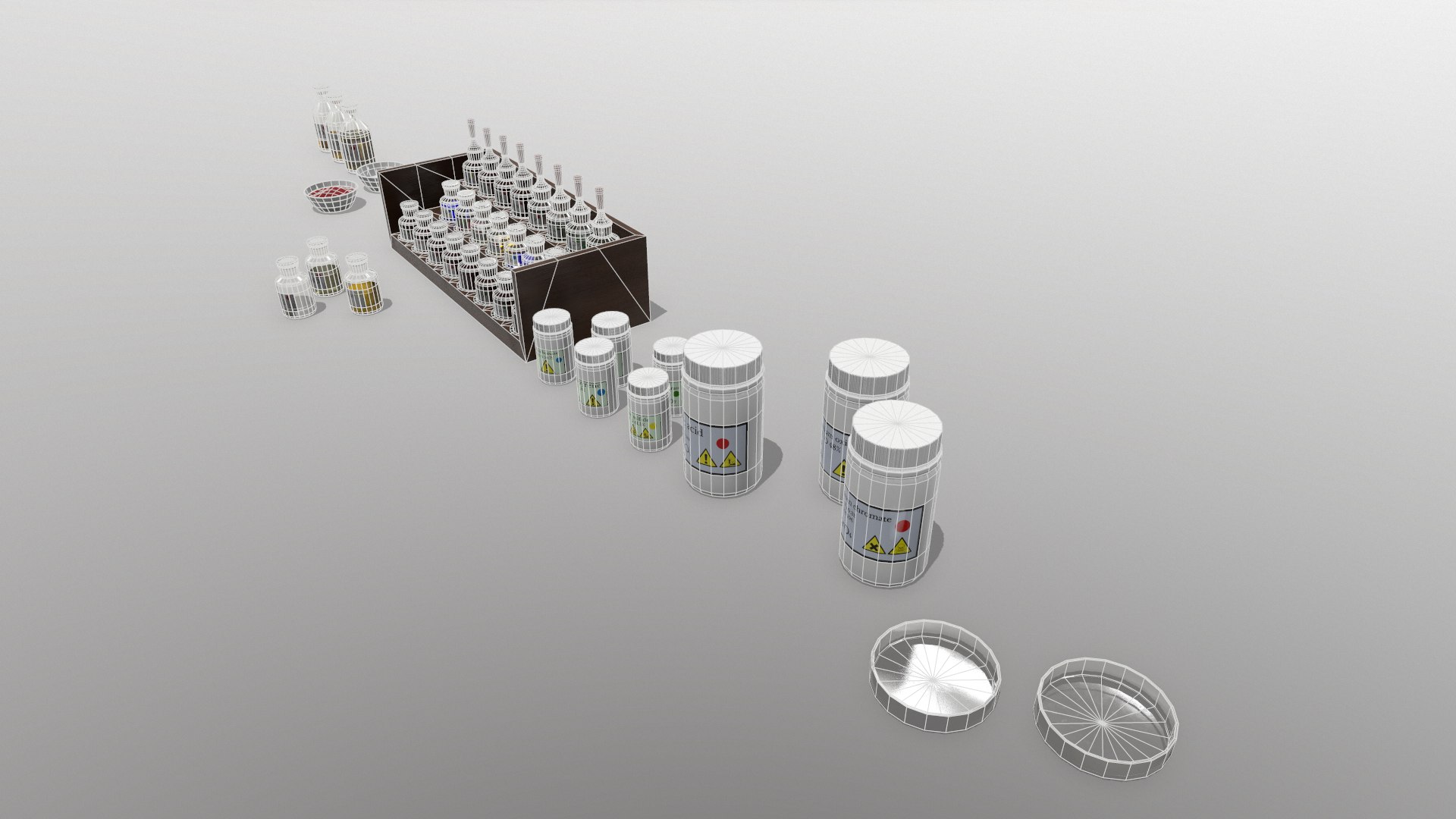 3D Pbr Laboratory Reagents Model - TurboSquid 1592749