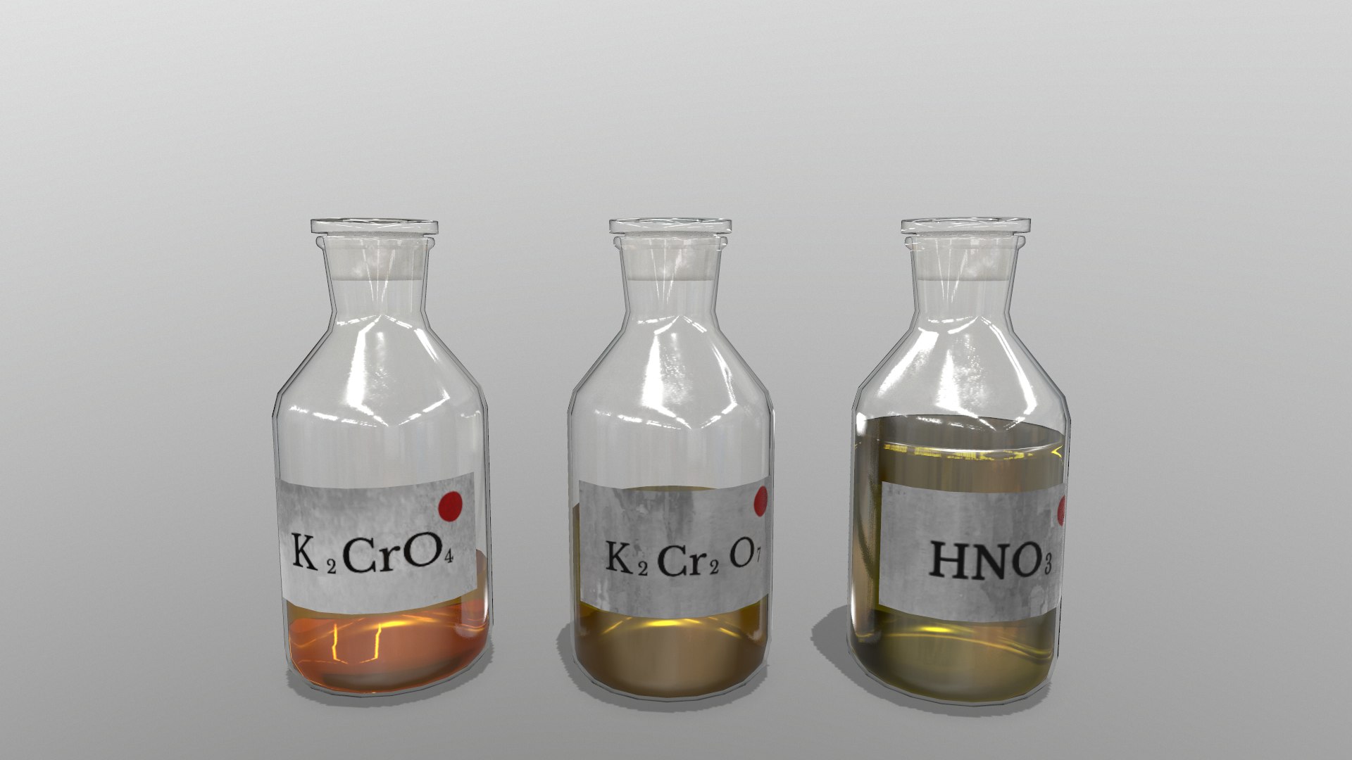 3D Pbr Laboratory Reagents Model - TurboSquid 1592749