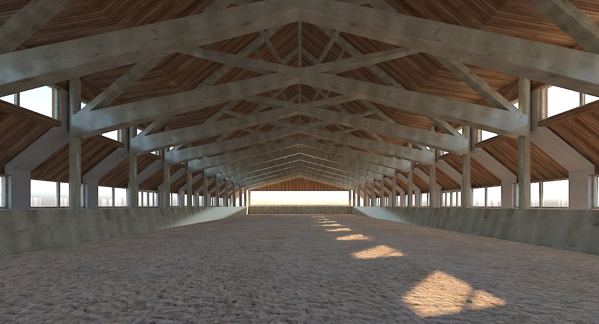 Riding Hall 3D - TurboSquid 1287437