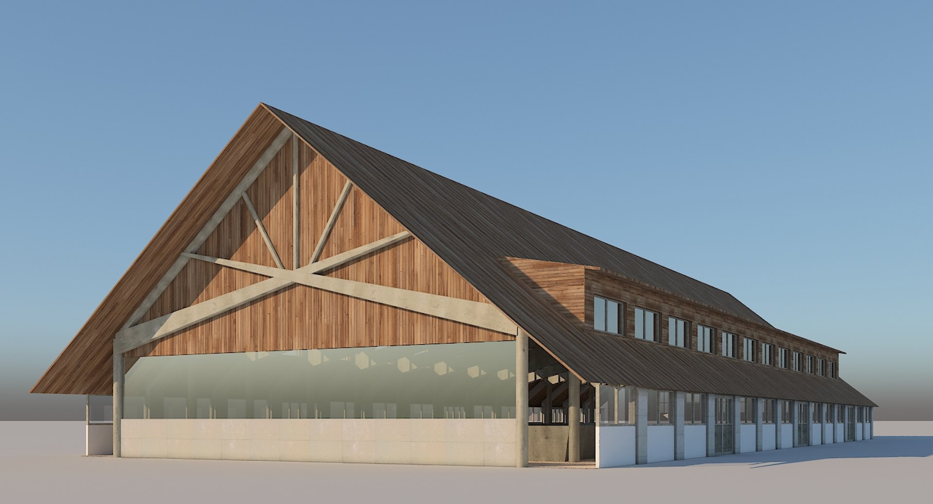 Riding Hall 3D - TurboSquid 1287437