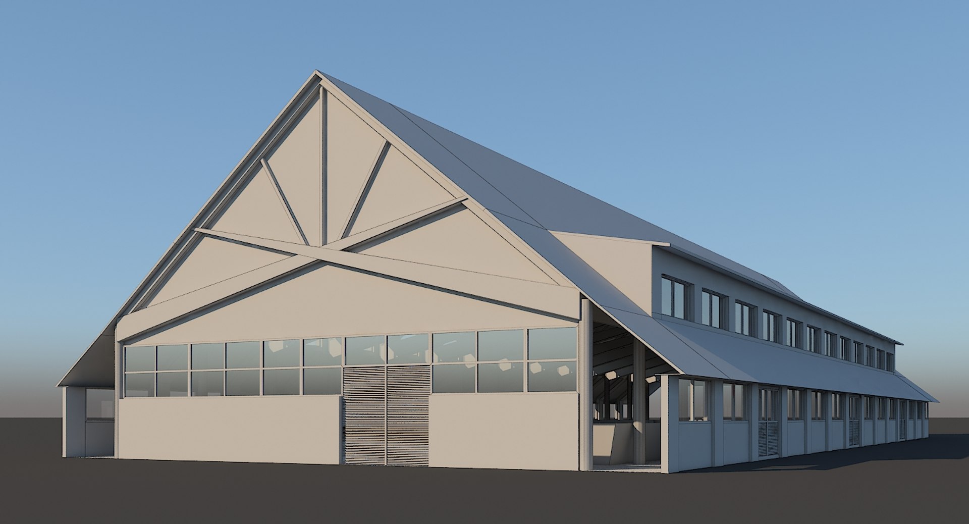 Riding Hall 3D - TurboSquid 1287437