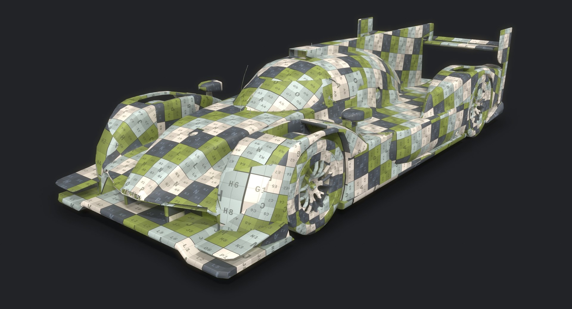 3D ginetta g60-lt-p1 6 wec model - TurboSquid 1573405