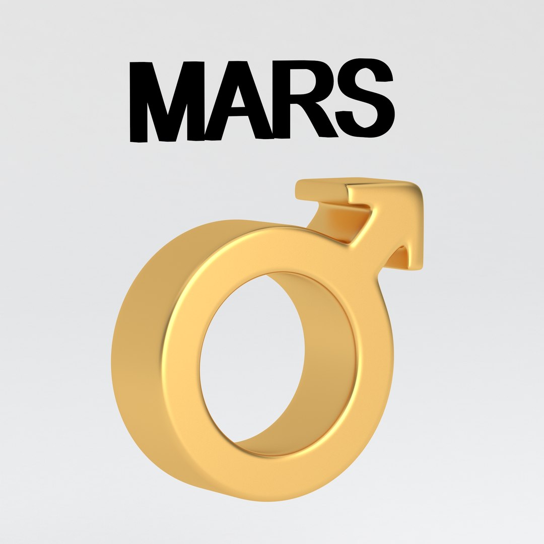 Astrological Sign Solar System MARS 3D Model - TurboSquid 2482319