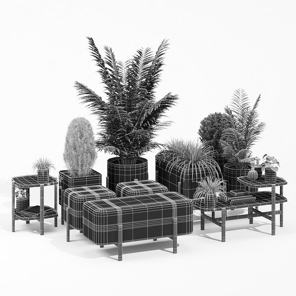 Ashi tables 3D model - TurboSquid 1459716