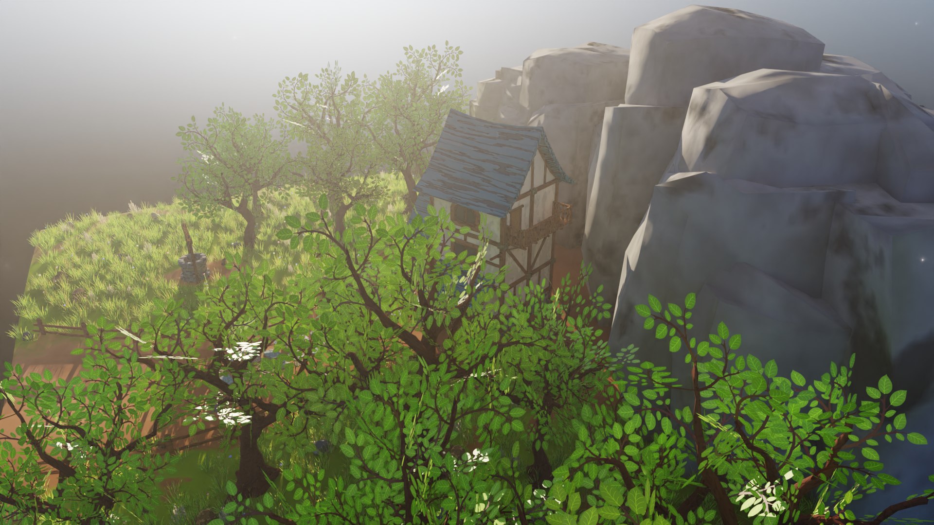 3D Model Low Poly Medieval House Scene Low-poly 3D Model - TurboSquid ...